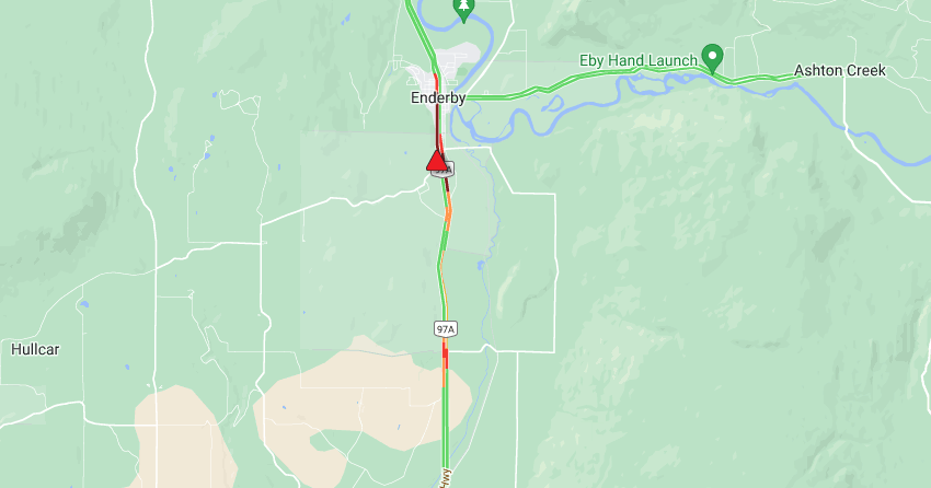 UPDATE: Hwy 97A reopens after incident in Enderby