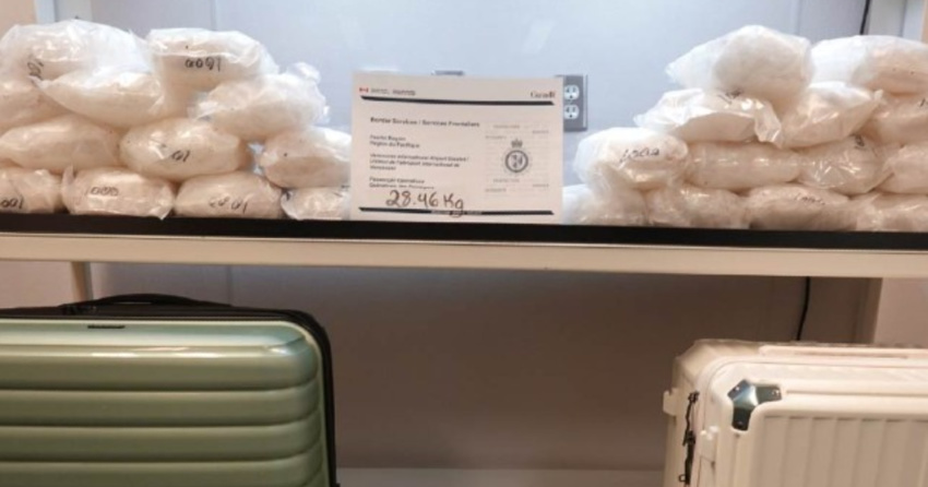 CBSA confiscates 148kg of meth at Vancouver International Airport