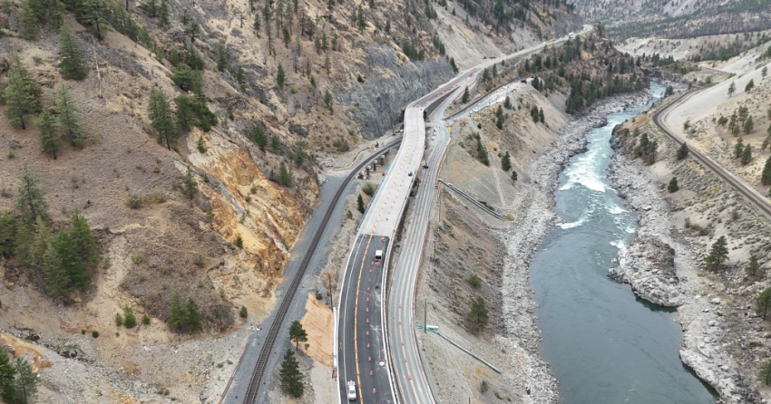 Hwy 1 through the Fraser Canyon fully reopened after 4 years of repairs